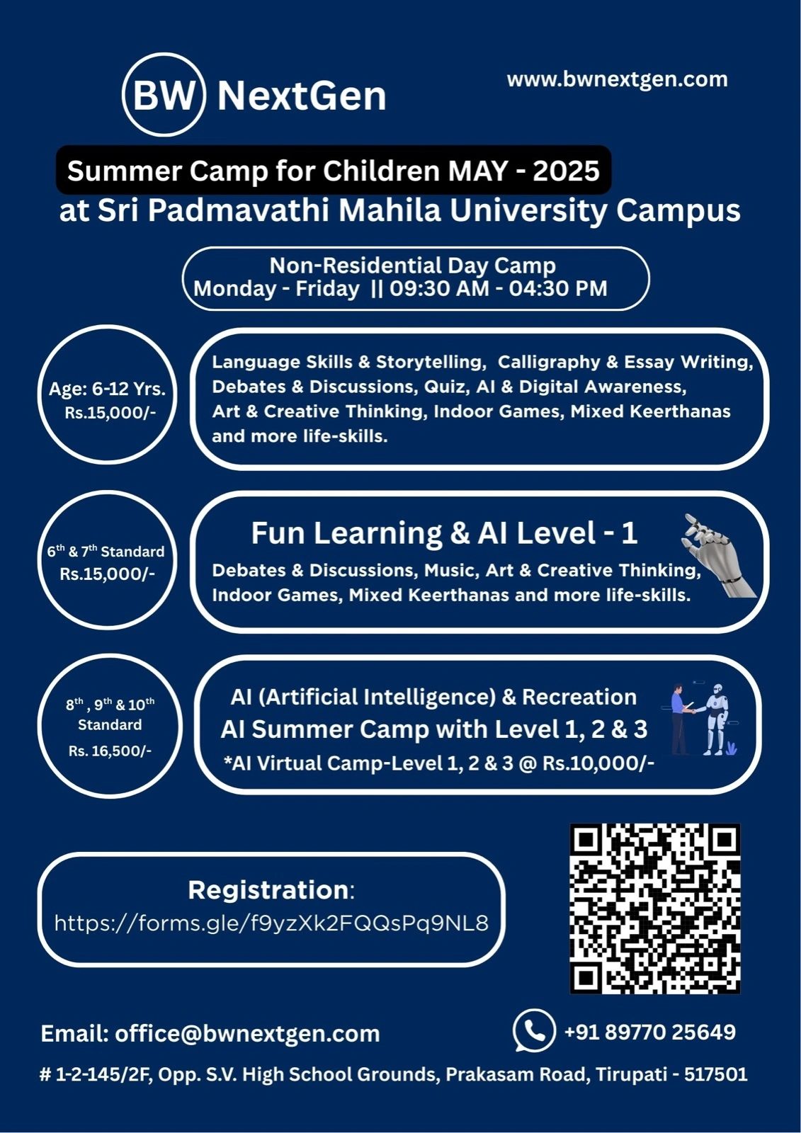 Summer Camp 2025 | BW NextGen Academy